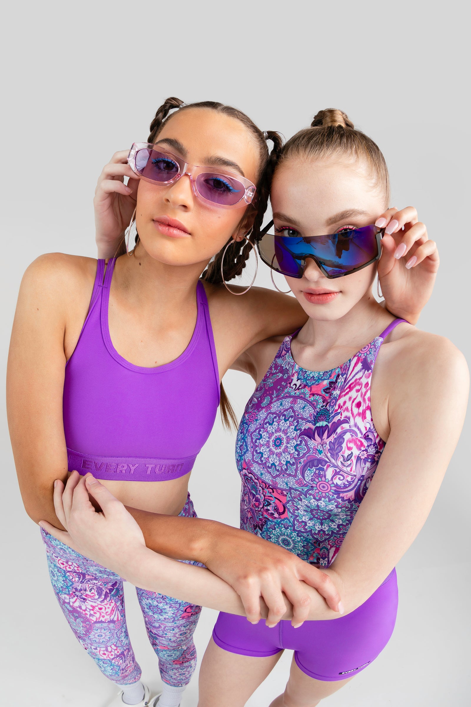 Base Crop Top - Purple | Every Turn – Every Turn Australia