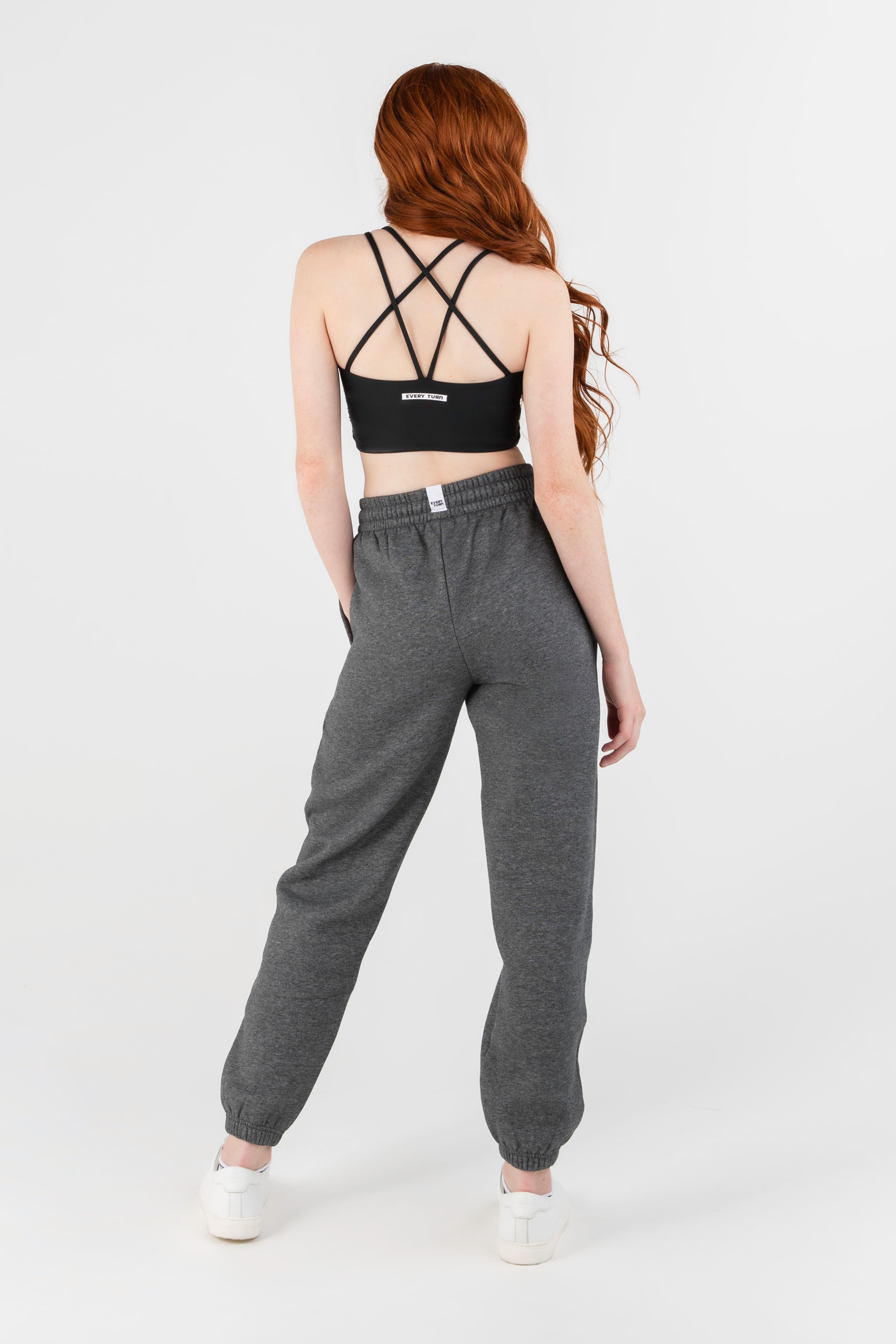 Oh-Gee Relaxed Trackie - Dark Grey Marl | Every Turn