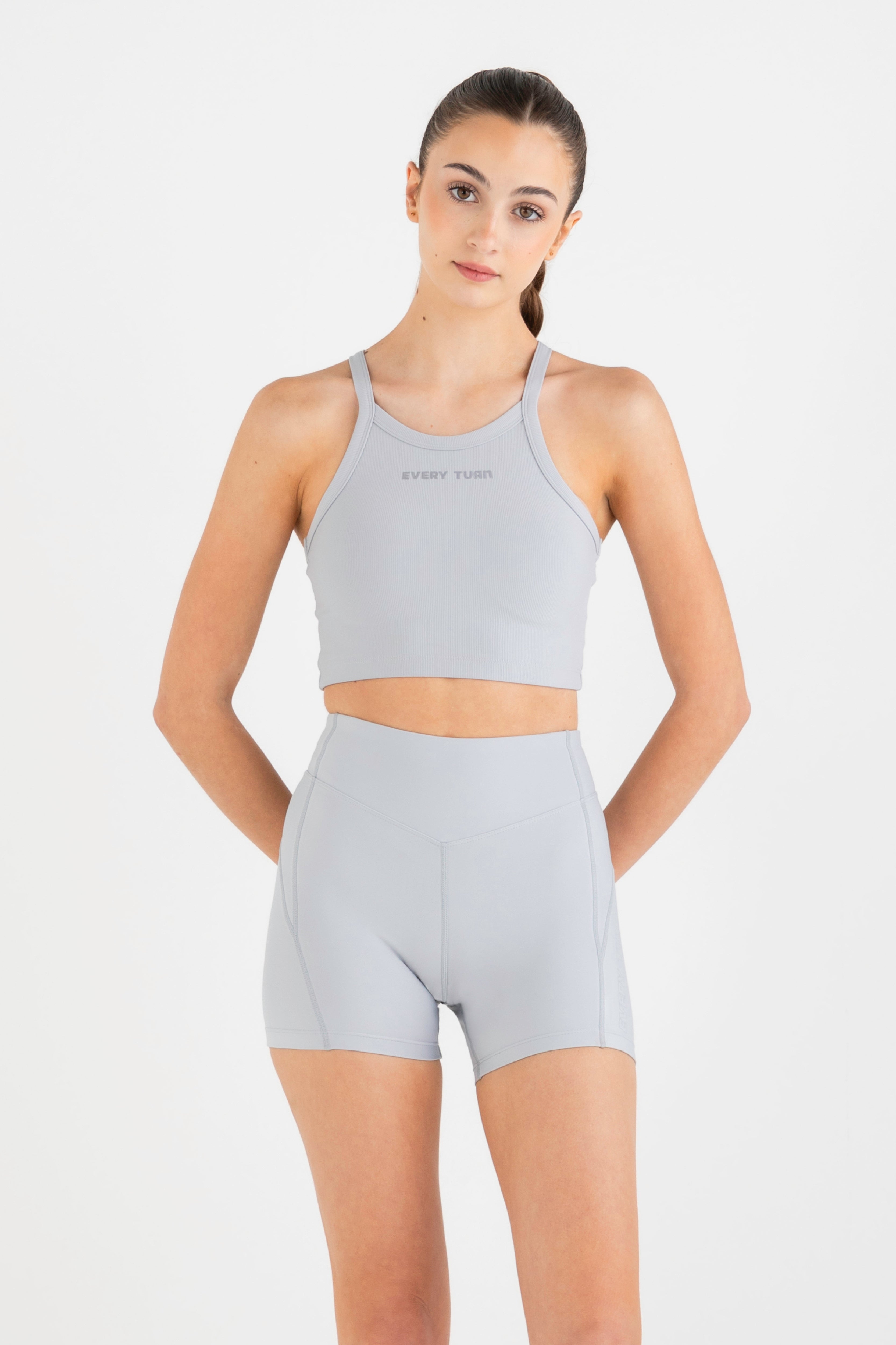 Racerback Singlet - Mist Grey | Every Turn