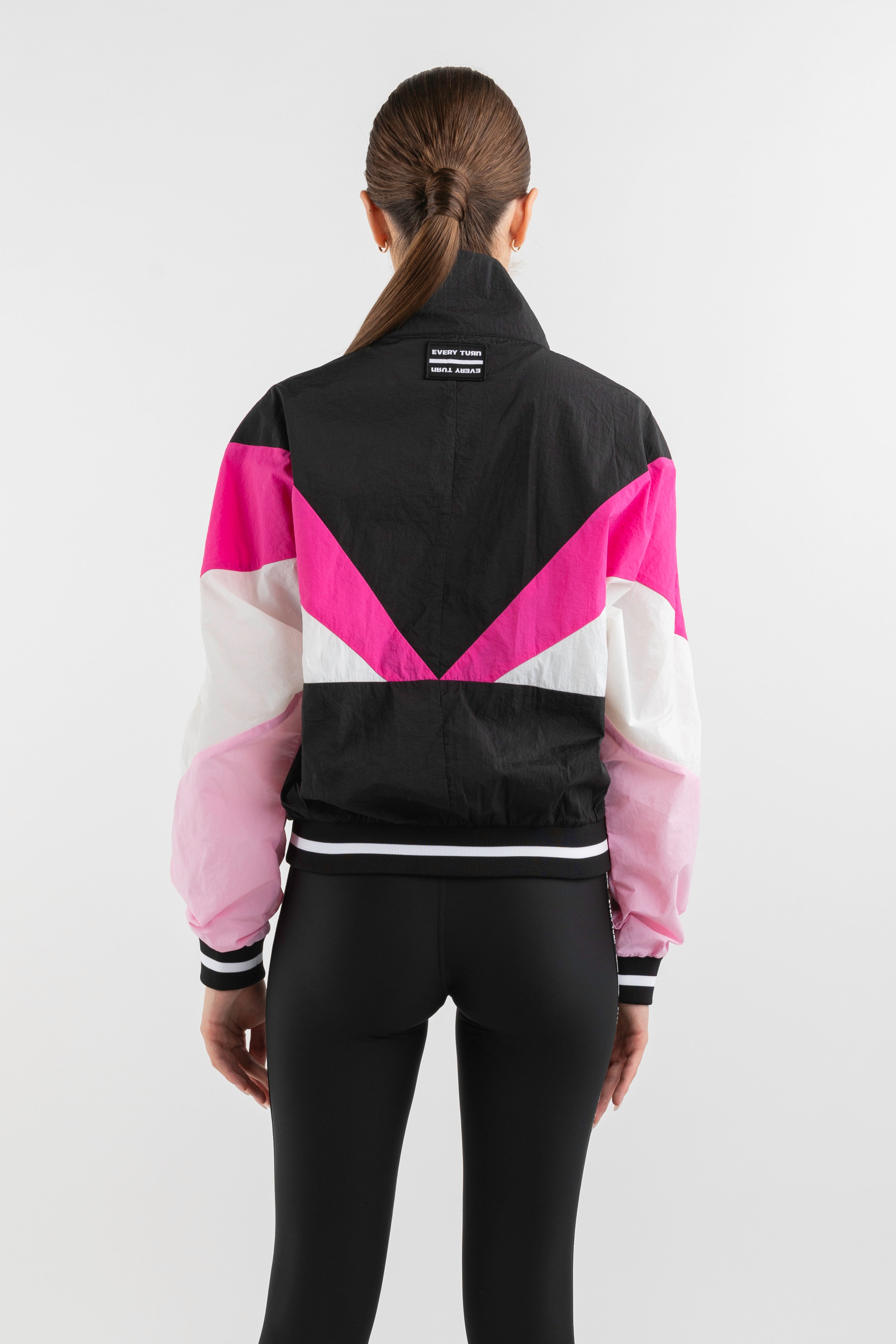 Cool Runnings Jacket | Black, Pink, White | Every Turn