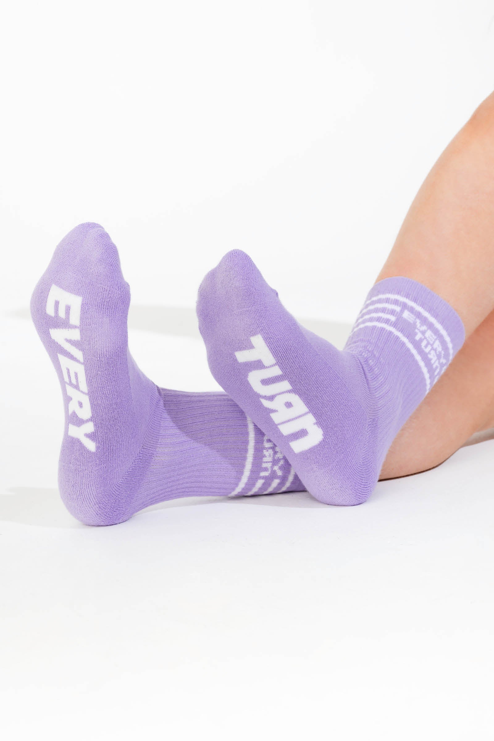 Every Turn Crew Sock | Lavender | Every Turn