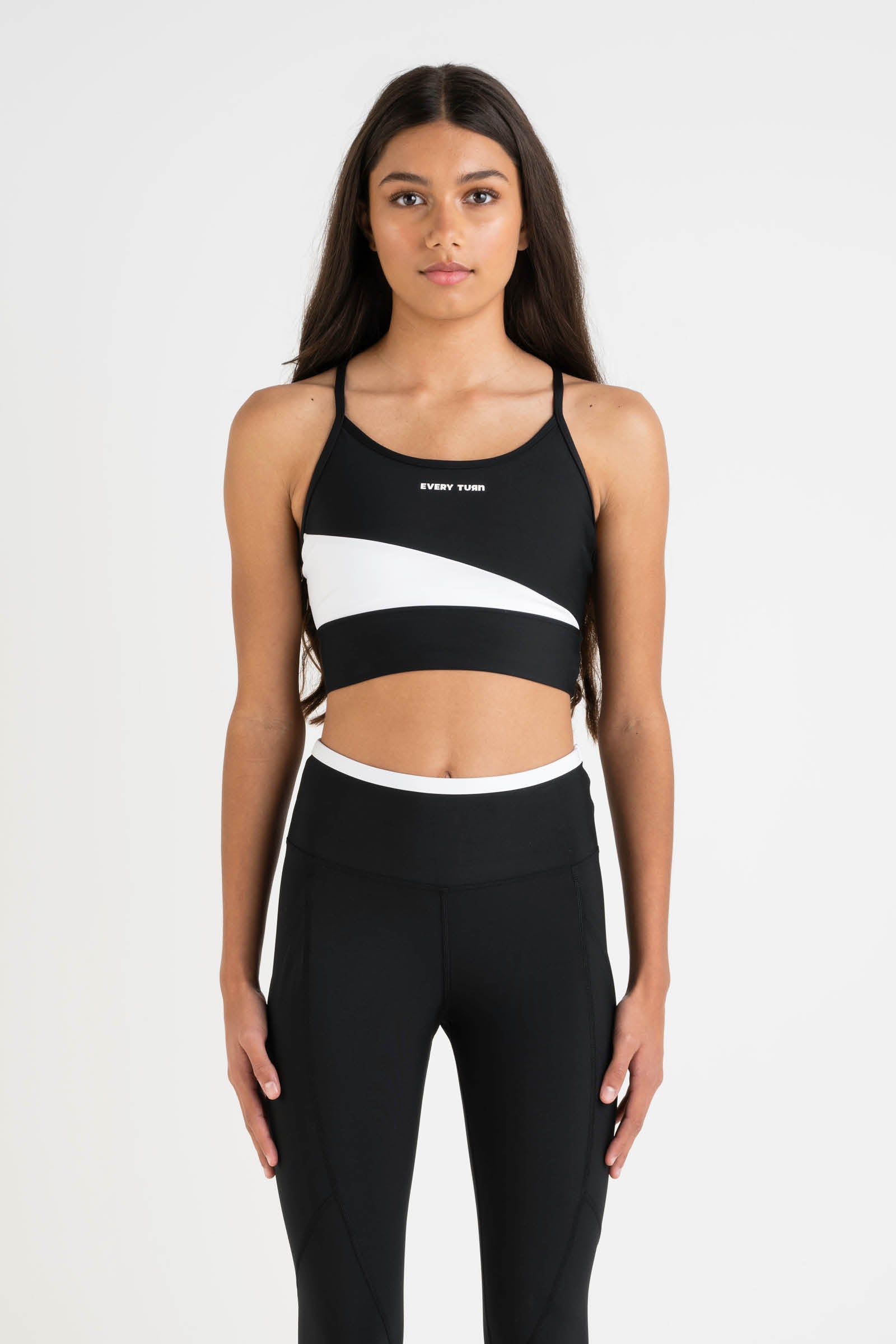On-The-Go Crop Top | Black | Every Turn